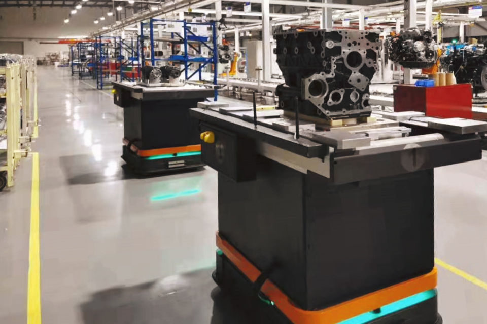 Jig/Carrier transfer - Conveyor - Aicon Robot