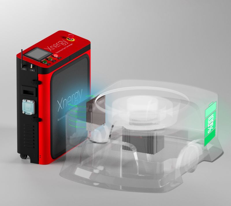 Wireless Charging for mobile robots & AGV trucks - Aicon Robot
